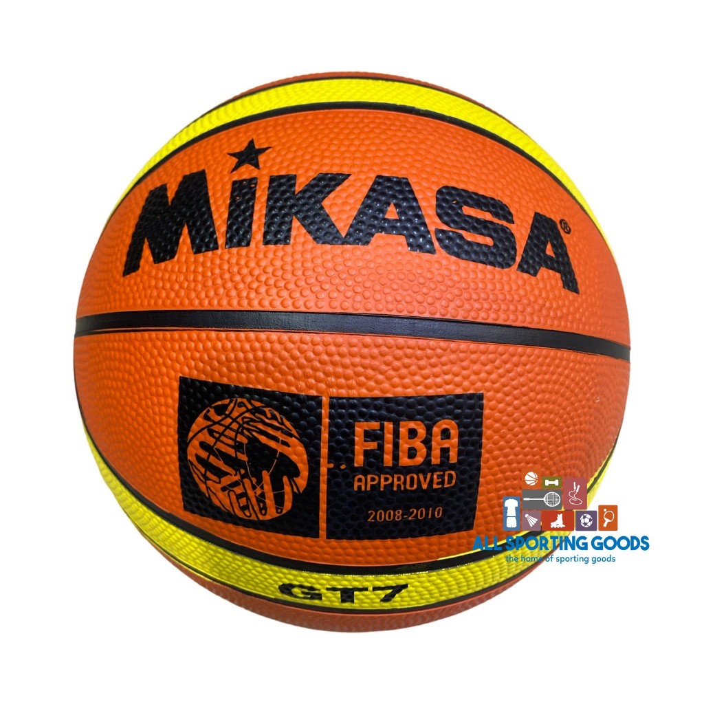Rubber Basketball Ball Size 7 MKS FIBA GT7 Orange FREE Net | Shopee ...