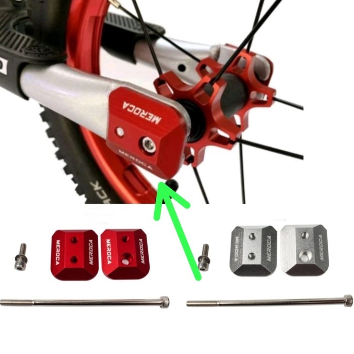 Meroca Nut Bolt Axle Wheel Lock Pushbike Balance bike Bolt Ladder Nut ...