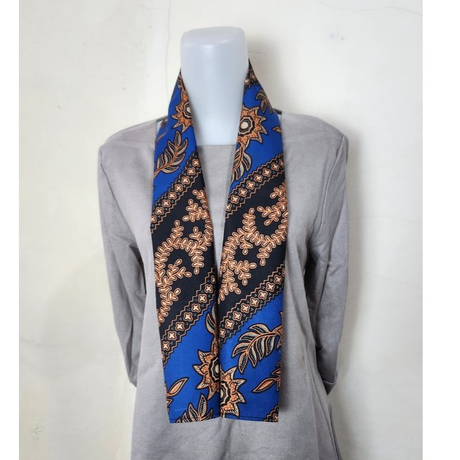 S13 Women's batik Scarf - Typical Indonesian Men's Neck Scarf Syaneck ...