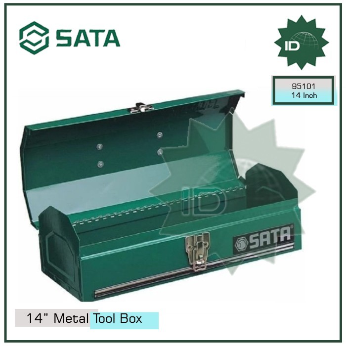 Iron Toolbox Box 14 Inch Metal Tool Box 95101 SATA TOOLS | Shopee ...