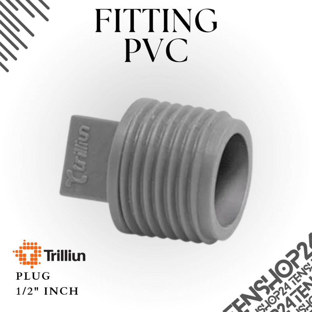 Ts 1/2" Inch PVC Pipe Plug - Trillionbasics uPVC Fittings | Shopee ...
