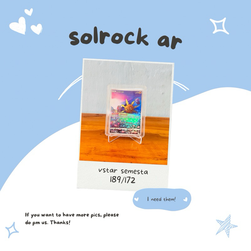 Solrock AR S12A 189/172 Pokemon TCG Indonesia | Shopee Philippines