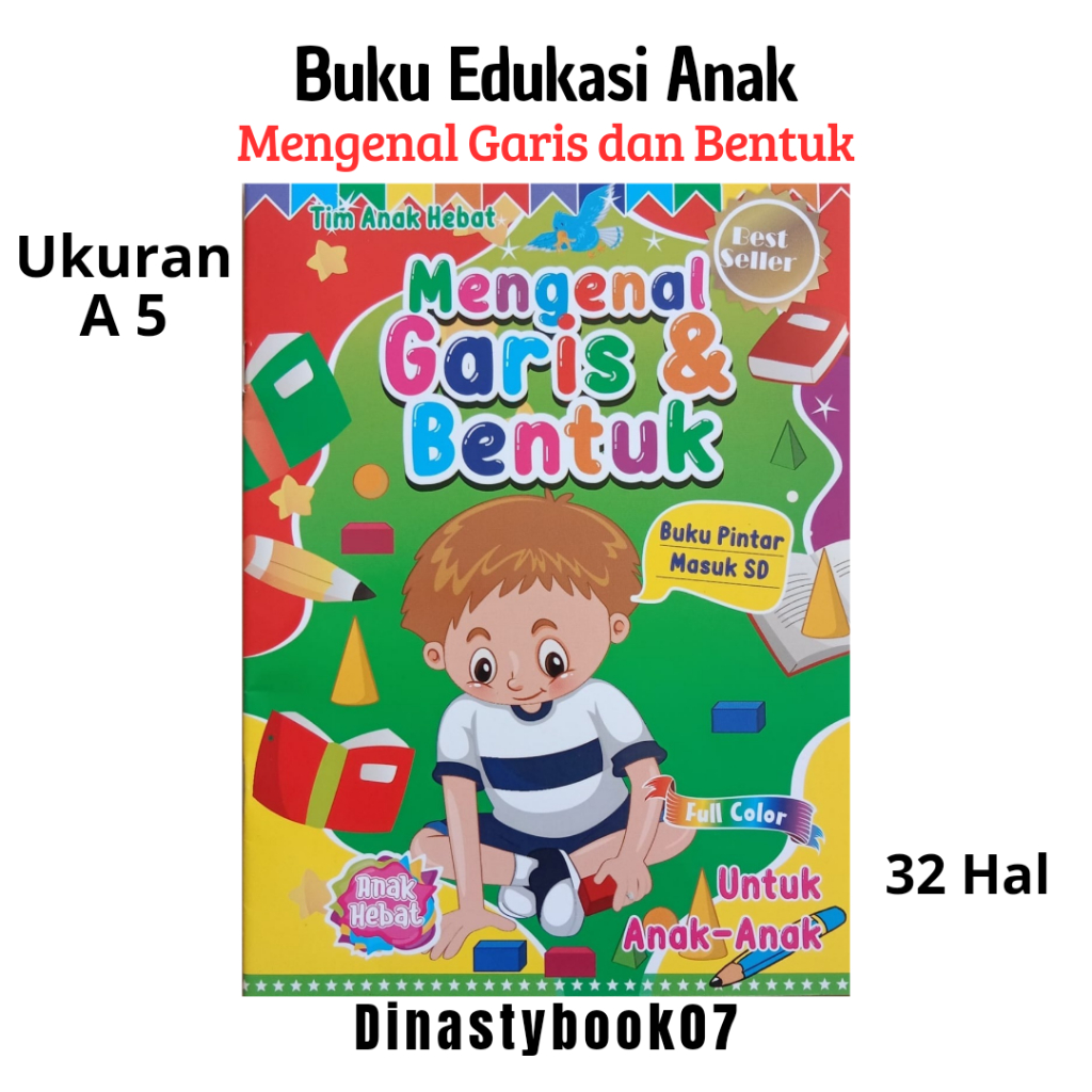 Book for Learning to Recognize Lines & Shapes/Smart Book for Entering ...