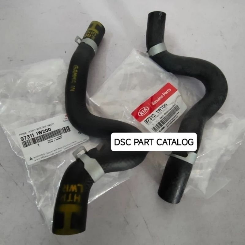 Kia All New Rio Original inlet outlet hose heater hose 2 pcs | Shopee ...