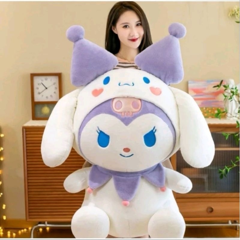 Cute plush doll kuromi cinnamoroll 40cm with SNI label | Shopee Philippines