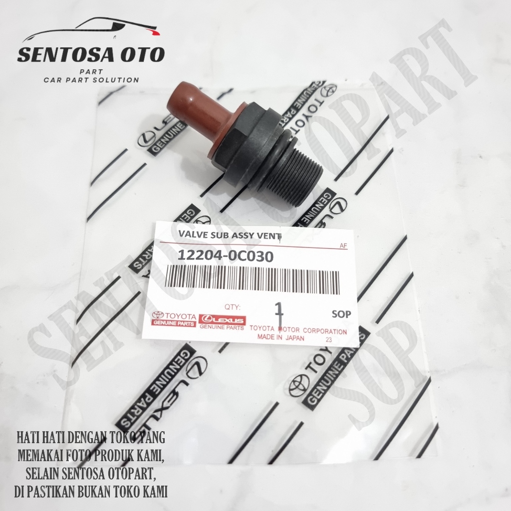 Valve Pvc Pcv Ventilation Innova Fortuner Hilux P/N 12204-0C030 ...