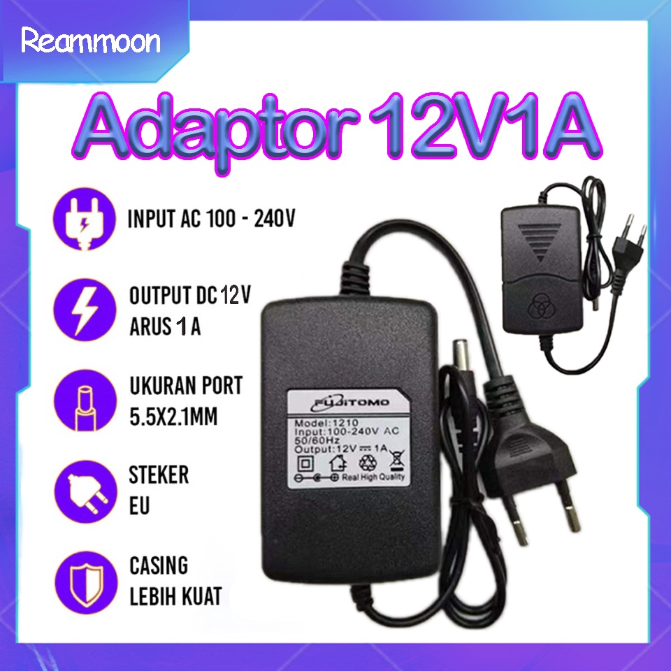Adapter 12v 1A DC in 22V AC Power Supply 21x55mm CCTV Adapter | Shopee ...