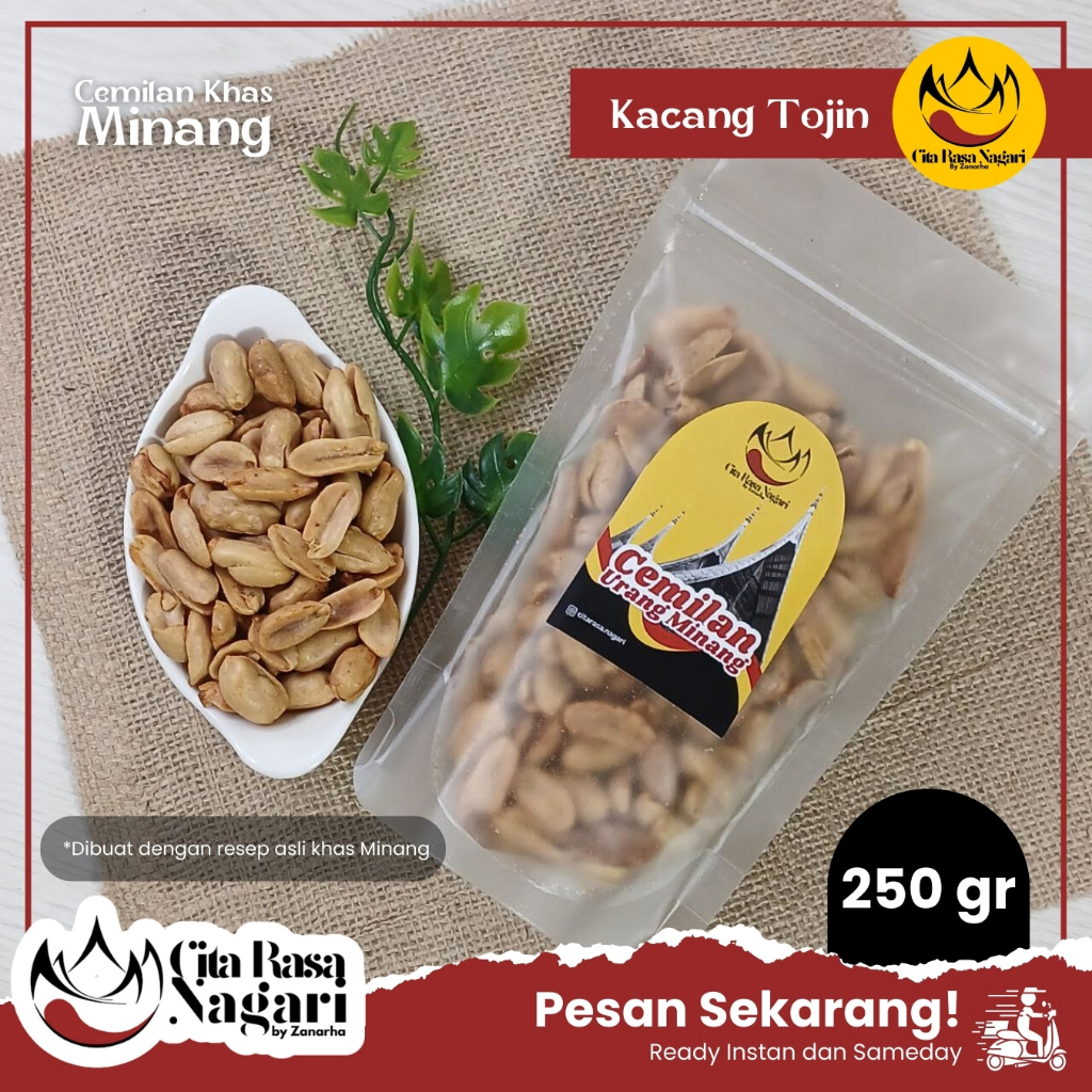 Tojin Nuts 250 gr Typical Minang Snacks Typical Padang Souvenirs ...