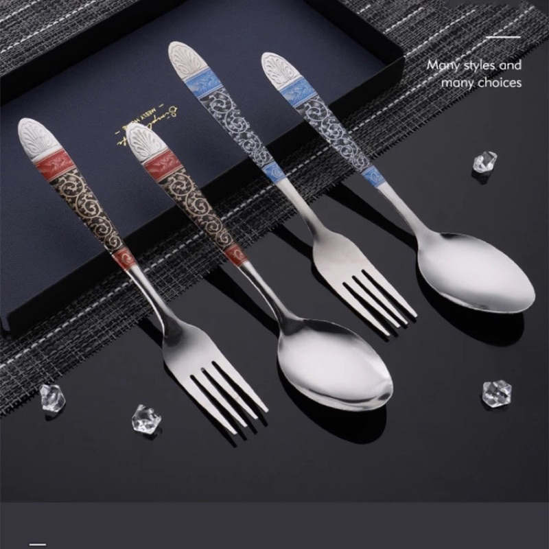 1 Dozen Stainless Batik Spoons / Batik Tablespoon | Shopee Philippines