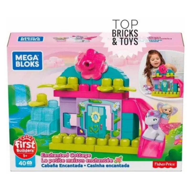 Mattel - Fisher Price Mega Bloks Megabloks Enchanted Cottage | Shopee ...