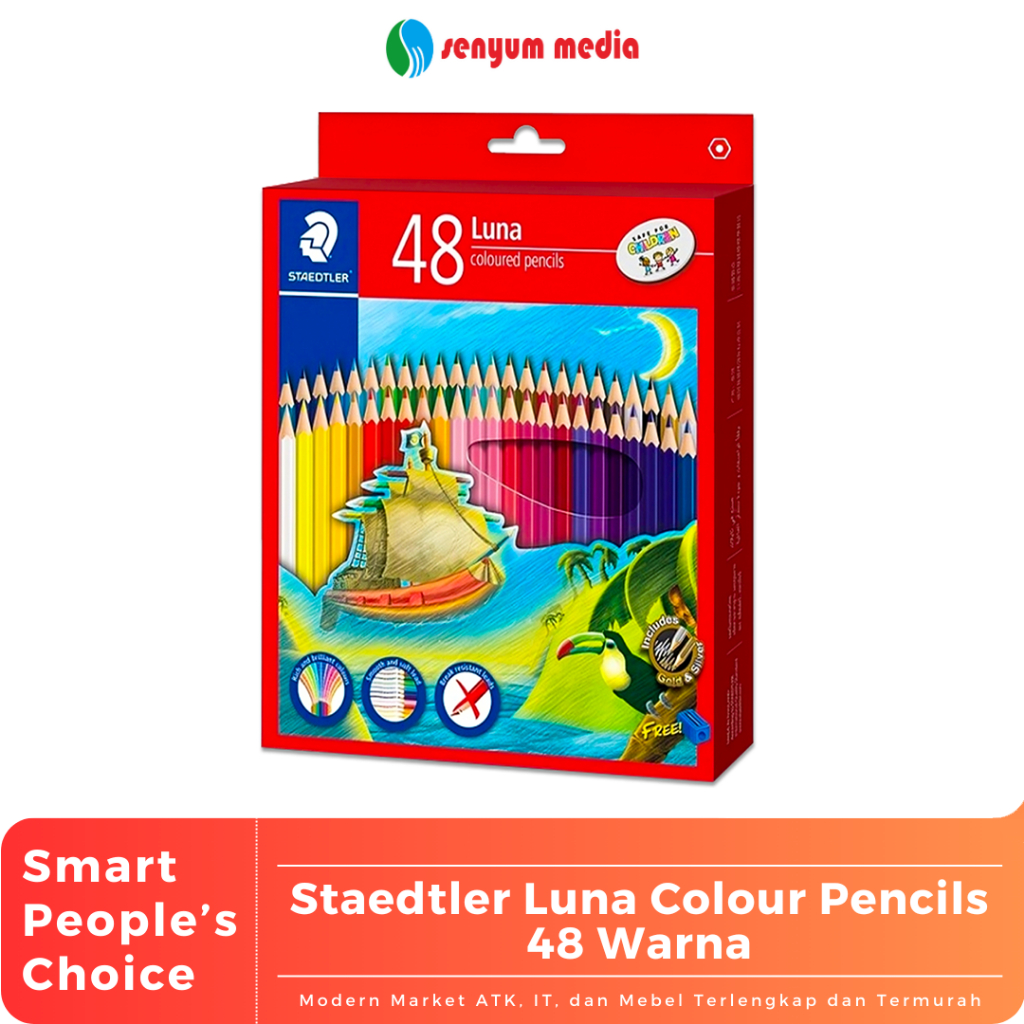 Staedtler Luna Color Pencils 48 Colors (1 Pcs) (S:PCS) | Shopee Philippines