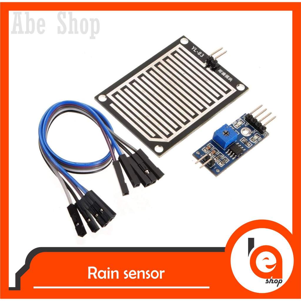 Raindrops Rain Humidity Detection Rain Water Sensor Module Rain Sensor Module | Shopee Philippines