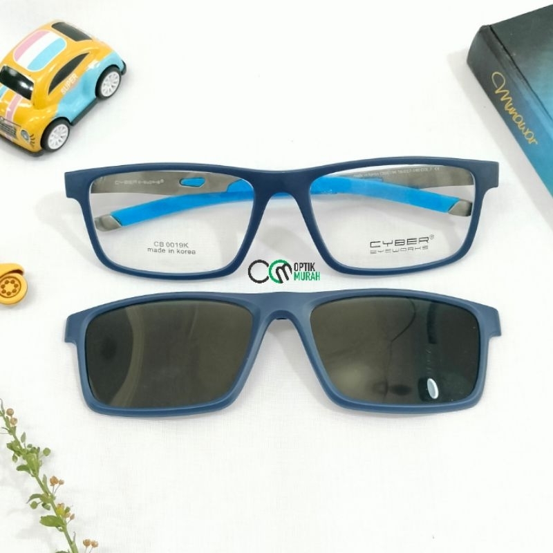 Men's sports eyeglass frames free clip on polarized original Cyber ...