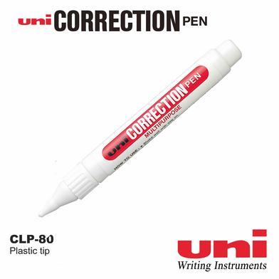 Tip-X Pen Uni Correction Pen Plus CLP-80 (Tip ex pen ink eraser ...