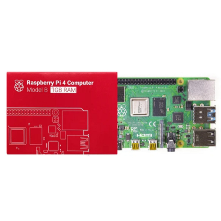 Raspberry Pi 4 RAM 1GB Made In UK / Mini PC Raspi 4 - 1GB ORIGINAL ...