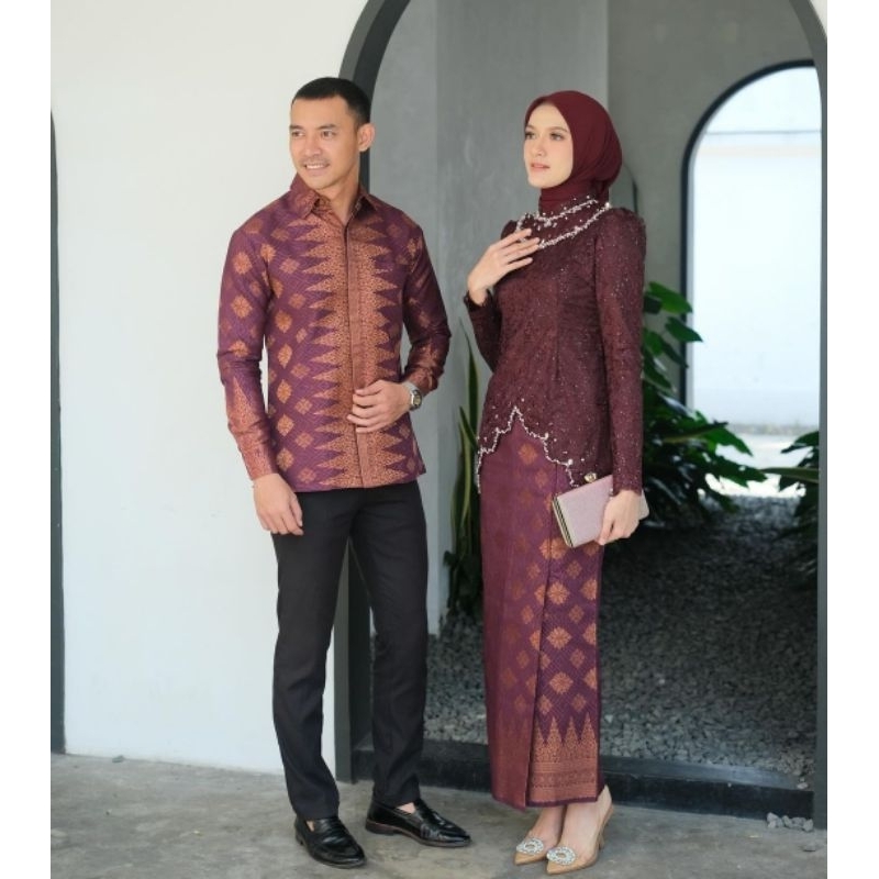 Batik Official - Batik Couple Modern Sera Kebaya Latest Graduation ...