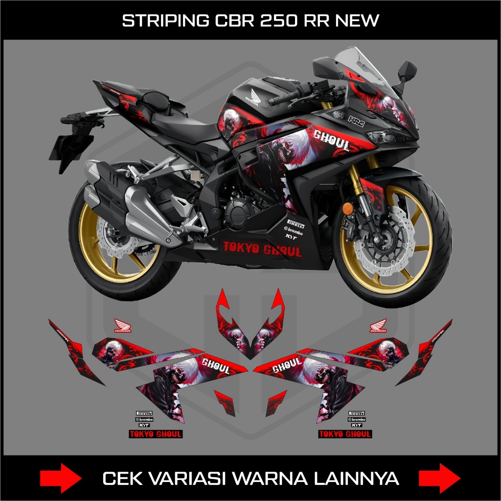 All NEW HONDA CBR 250RR K64N DECAL STICKER (2020 2024) ANIME EDITION ...