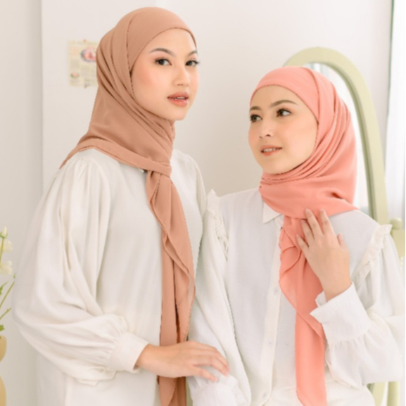 Lozy Hijab - Araa Square 207K Get 3 (Instant Strap Malay Rectangular Hijab) | Shopee Philippines