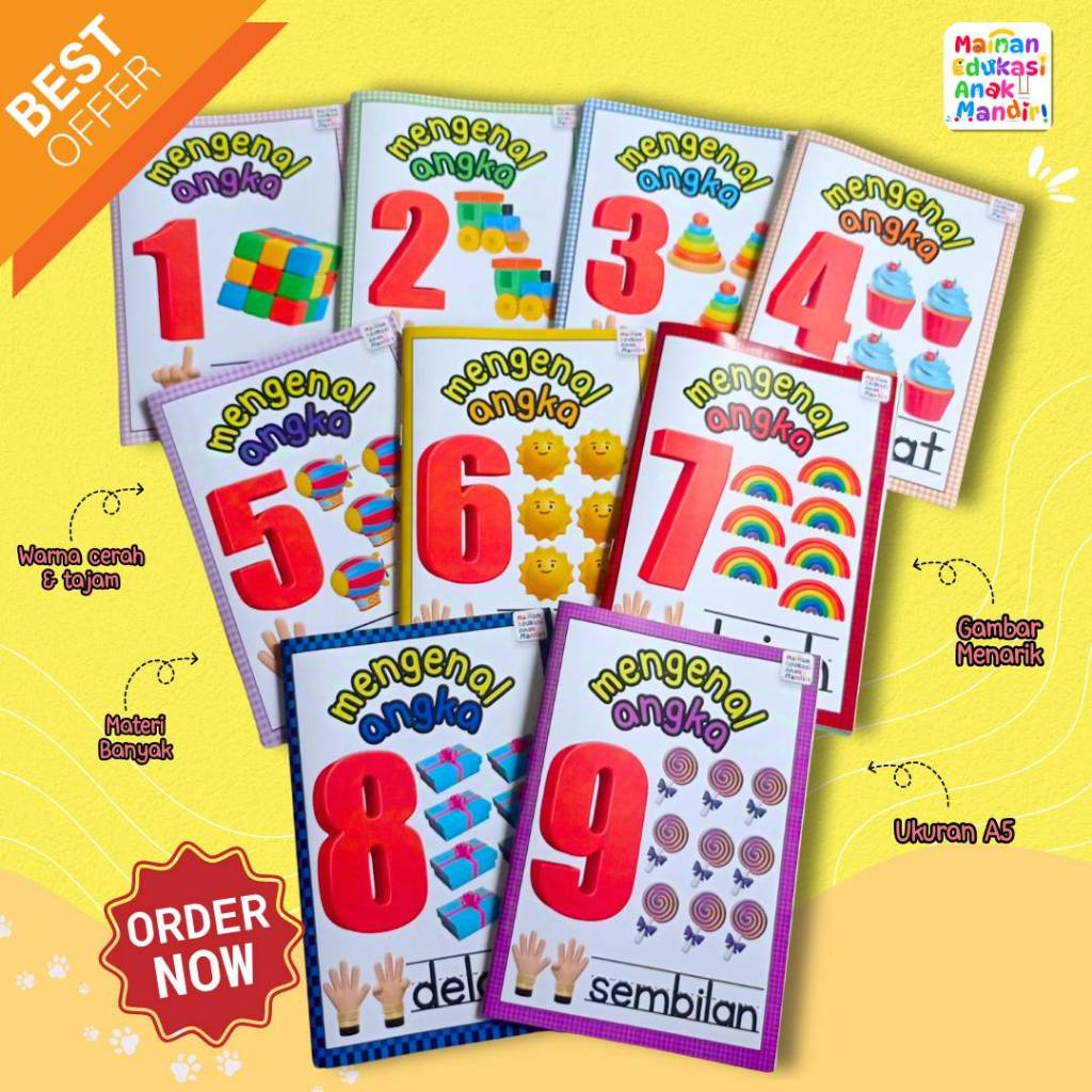 Activity Book for Recognizing Numbers Practice Book for Learning to ...