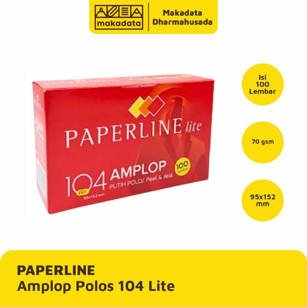 Envelope | Plain T/P 104 LITE PAPERLINE ENVELOPE (1 PACK) | Shopee ...