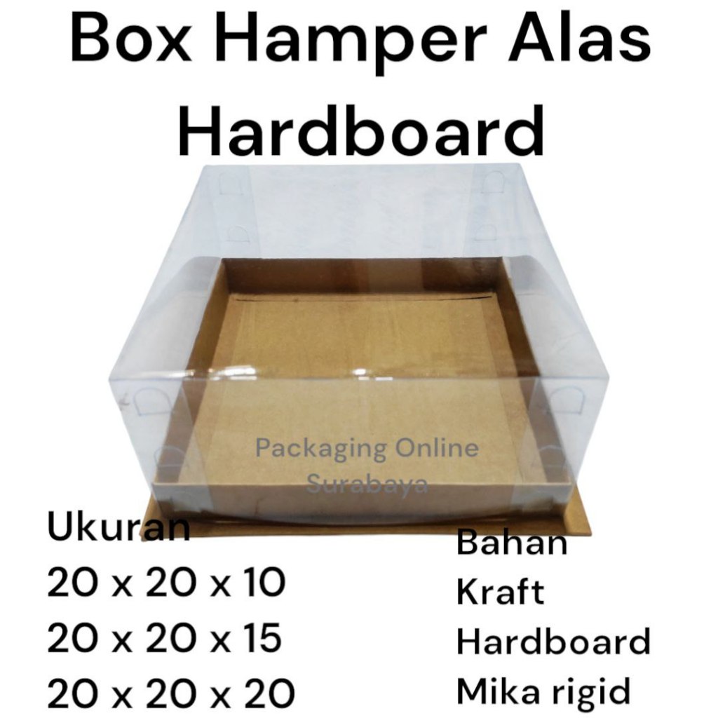 Hardcover Base Hampers Box 20x20cm | Shopee Philippines