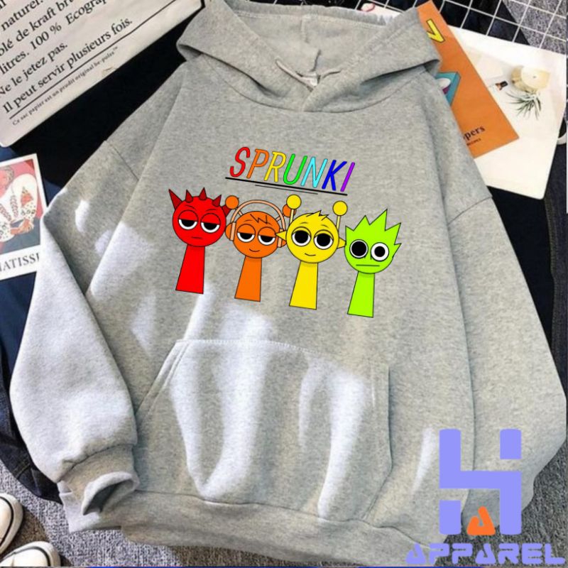 Incredibox SPRUNKI CHILDREN'S HOODIE JACKET | Shopee Philippines