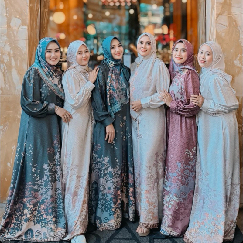 Dyn Signature Titana Dress & Titania Dress - Gamis Couple Set | Muslim ...