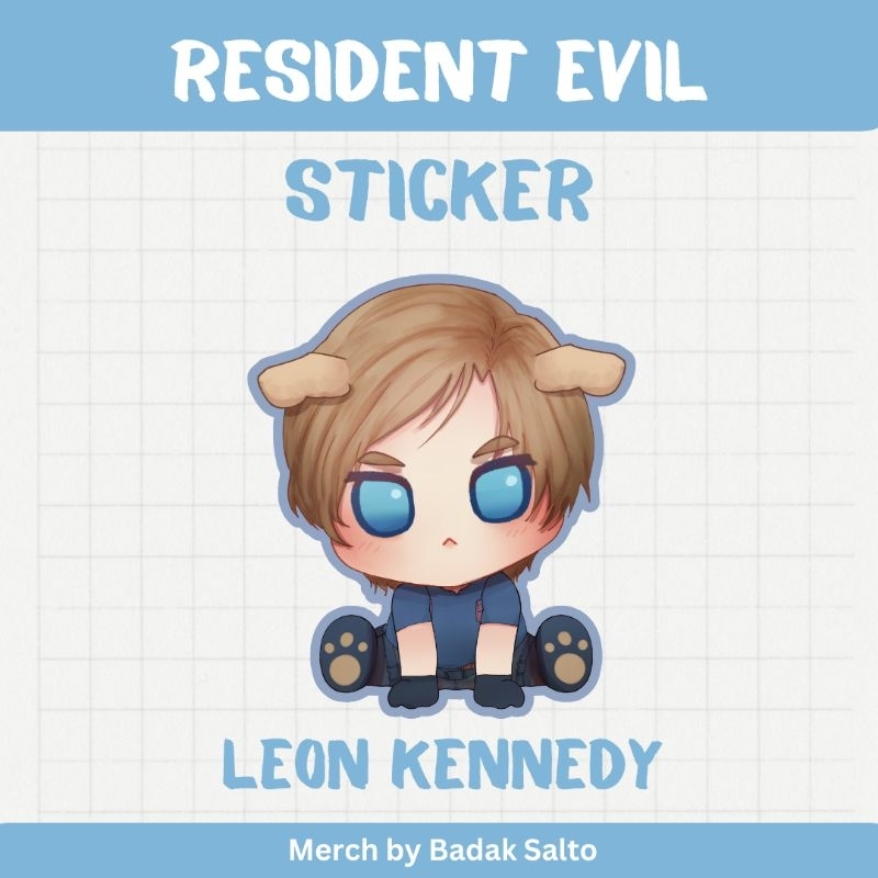 Resident Evil Leon Kennedy Sticker | Shopee Philippines