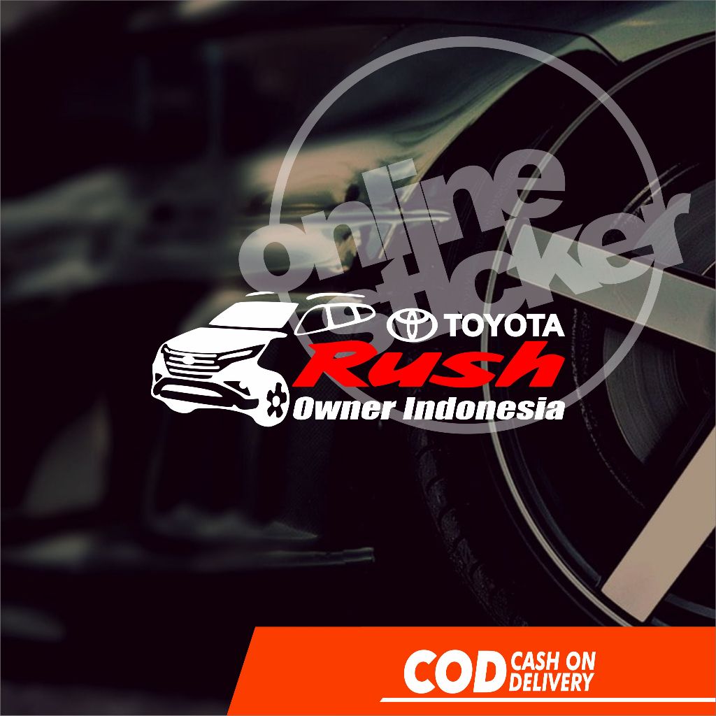 Rush Owner Indonesia Sticker | Cutting lights up | Shopee Philippines