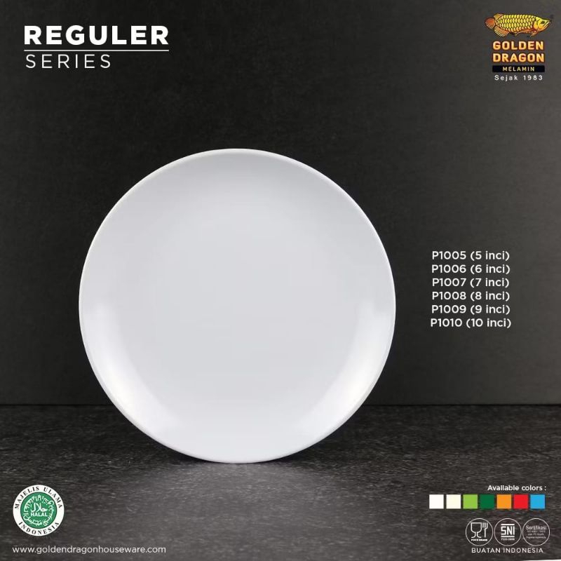 10 Inch Moon Plate - Restaurant Plate - Cafe Plate - Melamine Golden ...