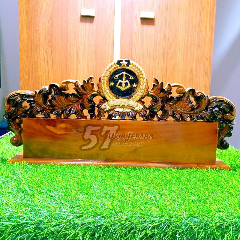 KAYU Teak Wood Carved Nameplates for Office Tables for Positions/Carved ...