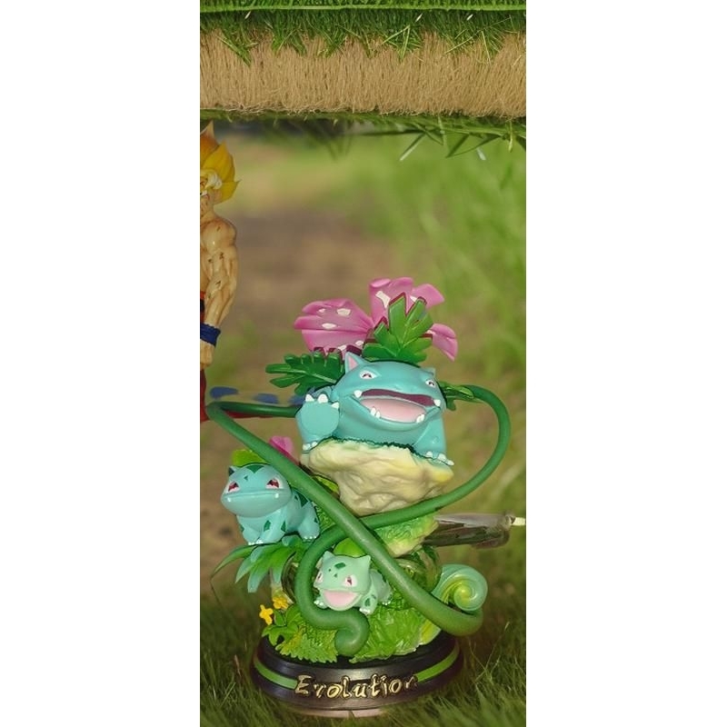 Pokemon Evolution Venusaur ivysaur Bubasaur Led Gk Studio Figure ...