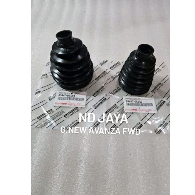 Rubber AXLE BOOT CV JOINT GRAND NEW AVANZA FWD 1SET 2PCS | Shopee ...