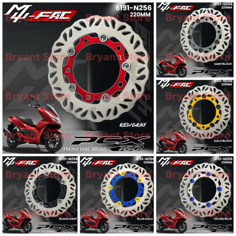 ORIGINAL MUFAC FRONT DISC 220MM PCX 150 PCX 160 FRONT 220 MM N256 N257 ...