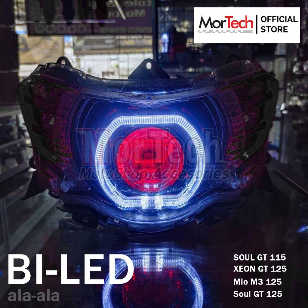Headlamp Projie Yamaha Soul GT Ala BI-LED Biled AES + Shroud BMW ...