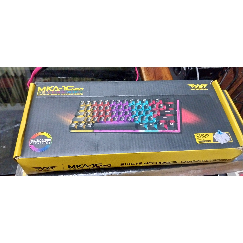 Armageddon MKA-1C Neo new Mechanical Gaming Keyboard | Shopee Philippines