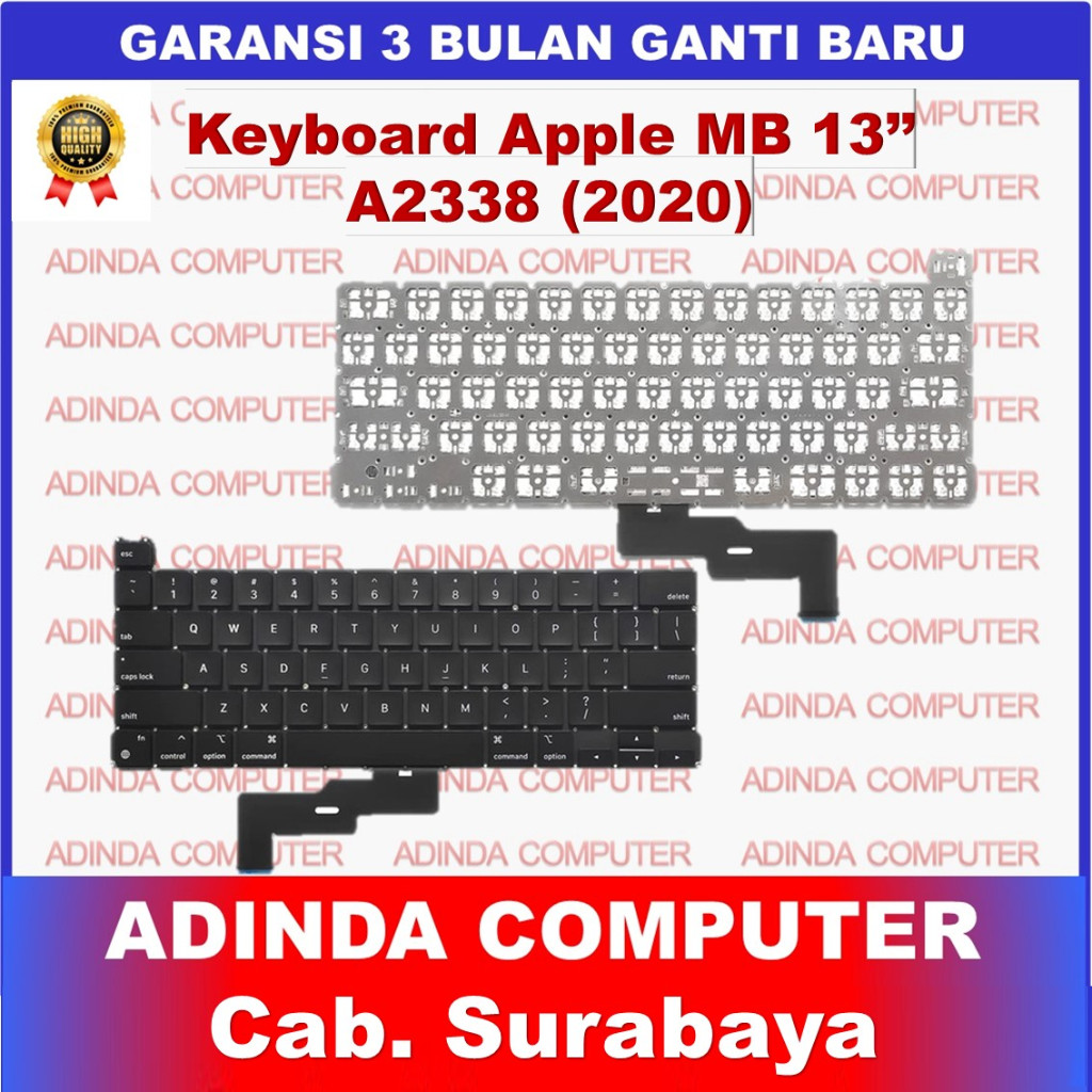 Apple Macbook Pro 13 Inch M1 A2338 Keyboard (2020) | Shopee Philippines