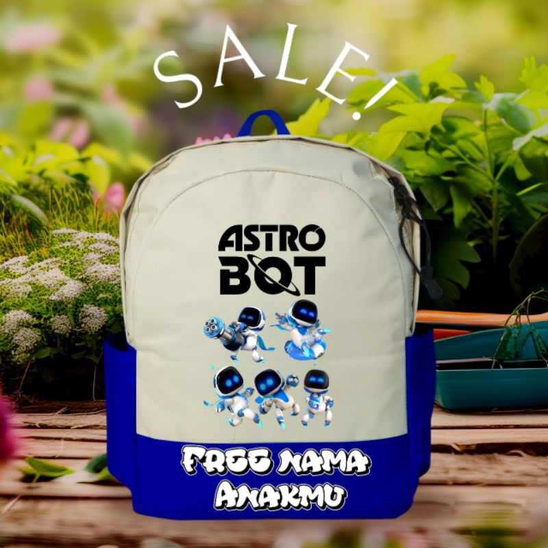 Astro Bot IMAGE BACKPACK Children's BACKPACK | Shopee Philippines