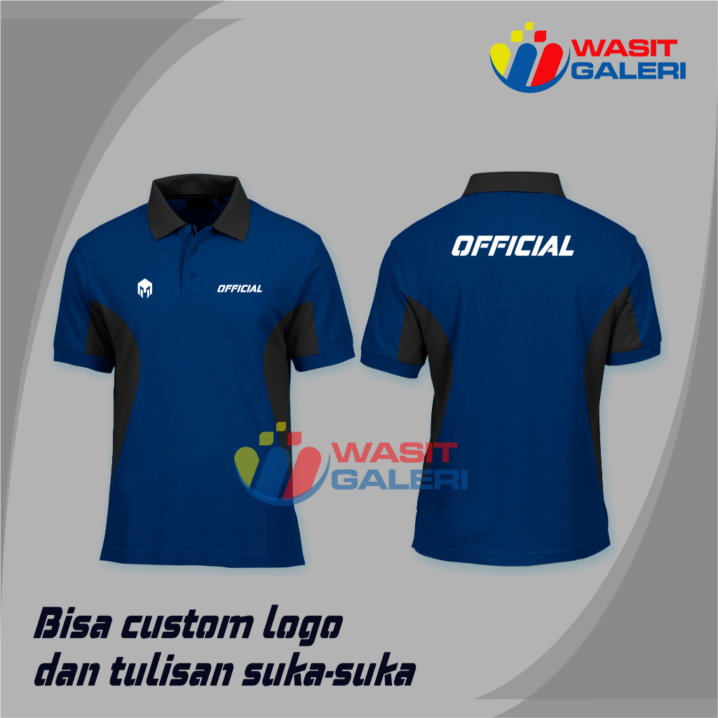 COLLAR JERSEY POLO T-SHIRT WANGKI COLLAR DAILY MLLS (OFFICIAL) | Shopee ...