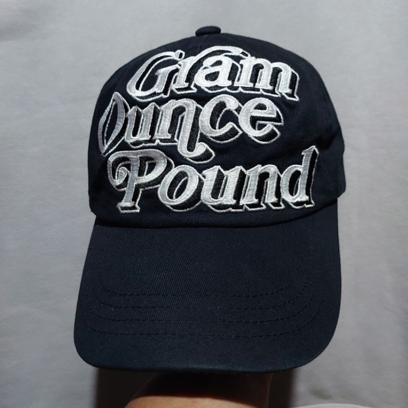 Gram OUNCE POUND 70s LOGO black original cap | Shopee Philippines