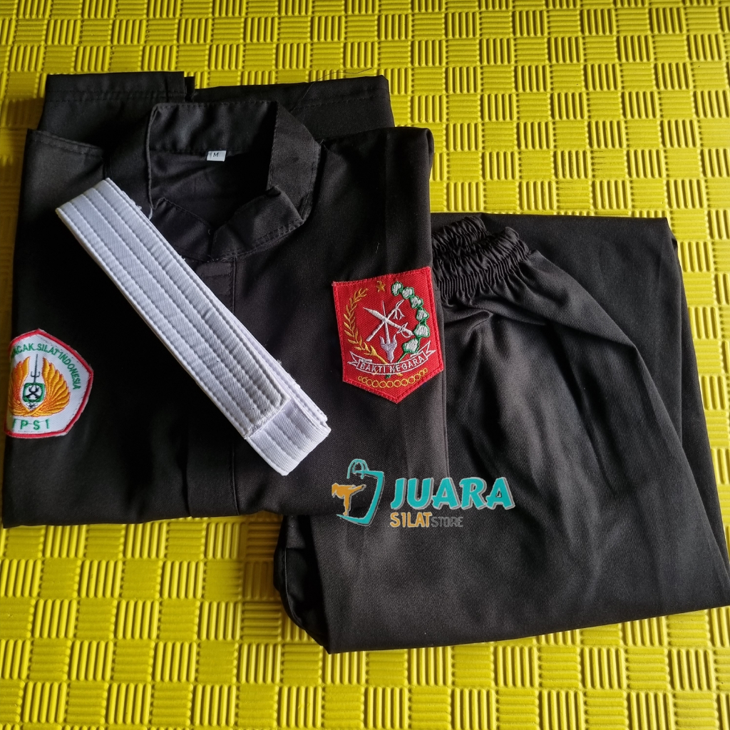 HITAM Bali State bhakti Pencak silat uniform complete + belt - Sacred ...