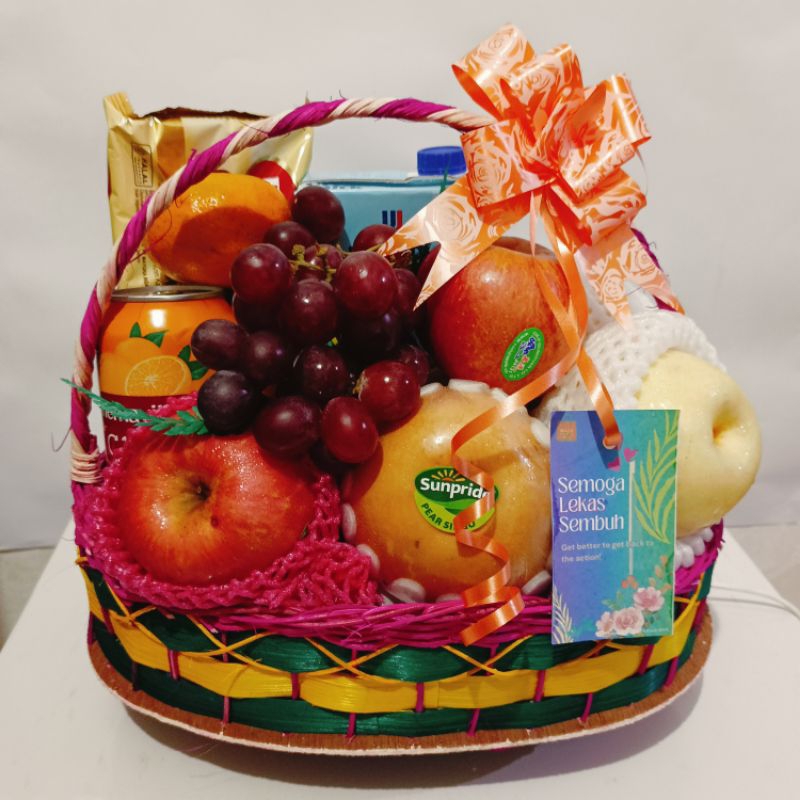Hospital Gift Fruit Parcel Size M31 Contains UHT Milk, Hemaviton C1000 ...