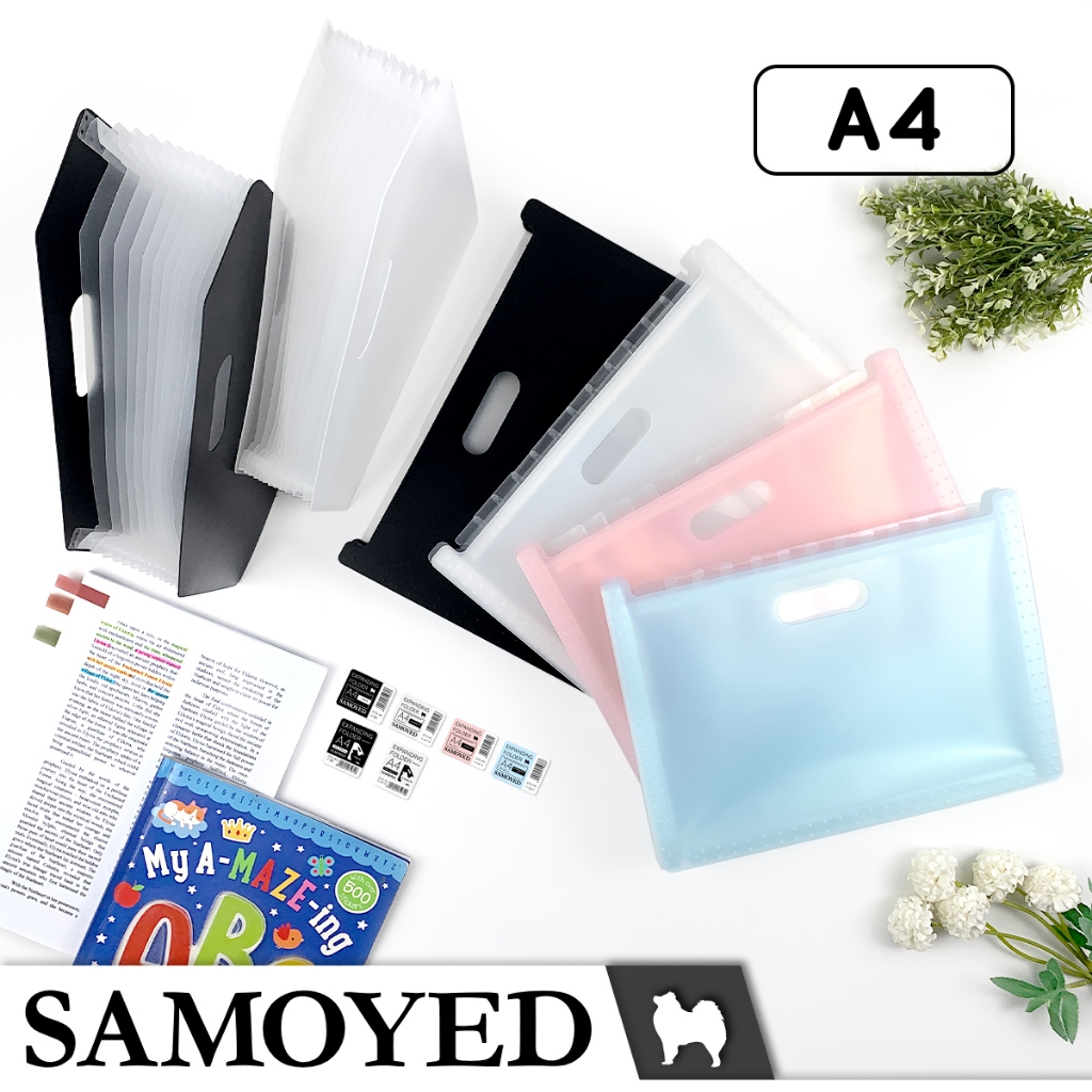 Harmonica Folder / Bulkhead / Expanding Folder / Box / File A4 Samoyed ...