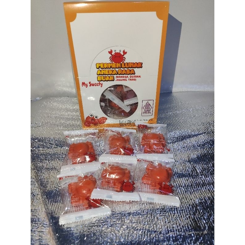 Viral My Sweety Crab Shape Soft Candy contains 50 pcs | Shopee Philippines