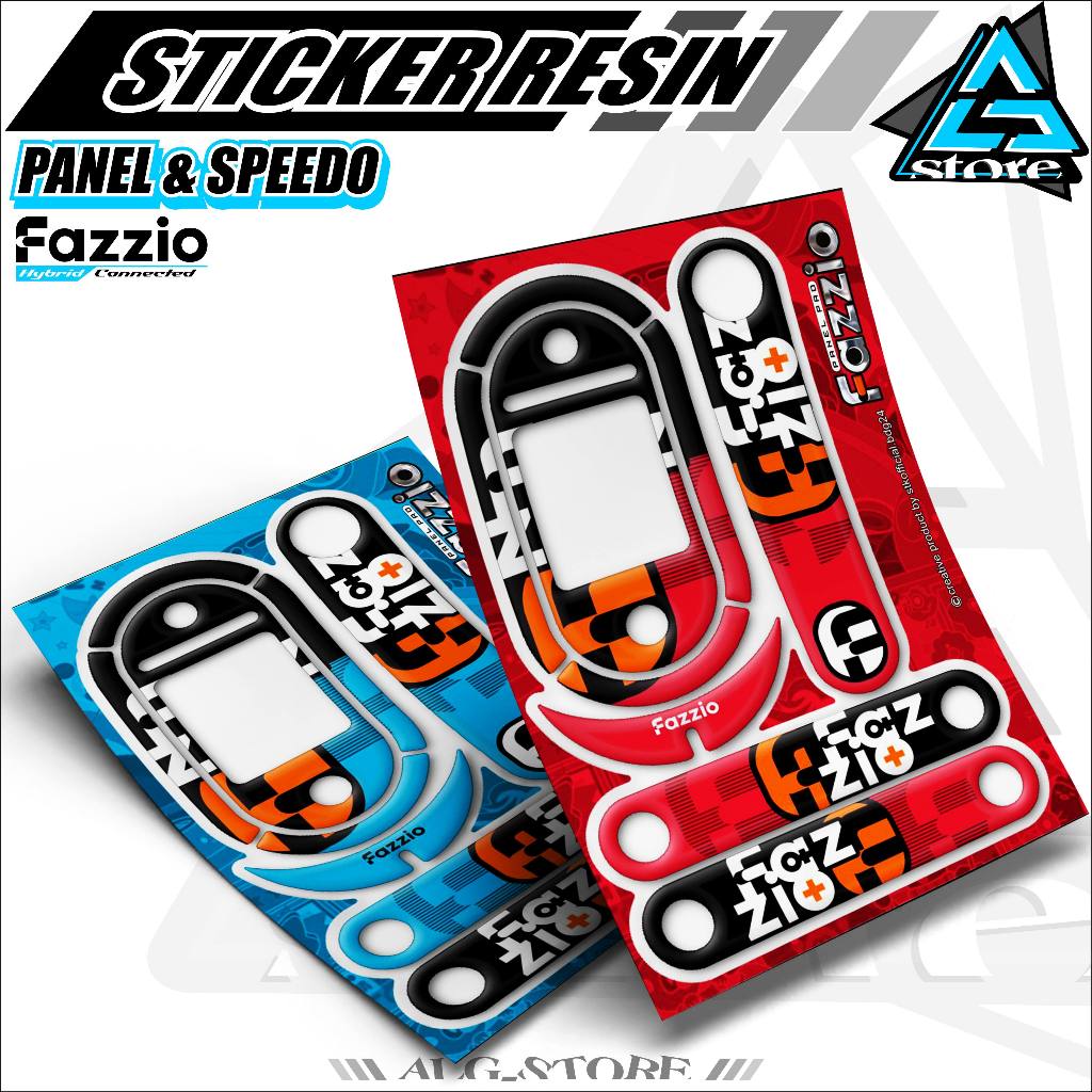 Panel.2/fzio FRONT PANEL STICKER/FAZZIO 125 SPEEDOMETER PANEL/RESIN ...