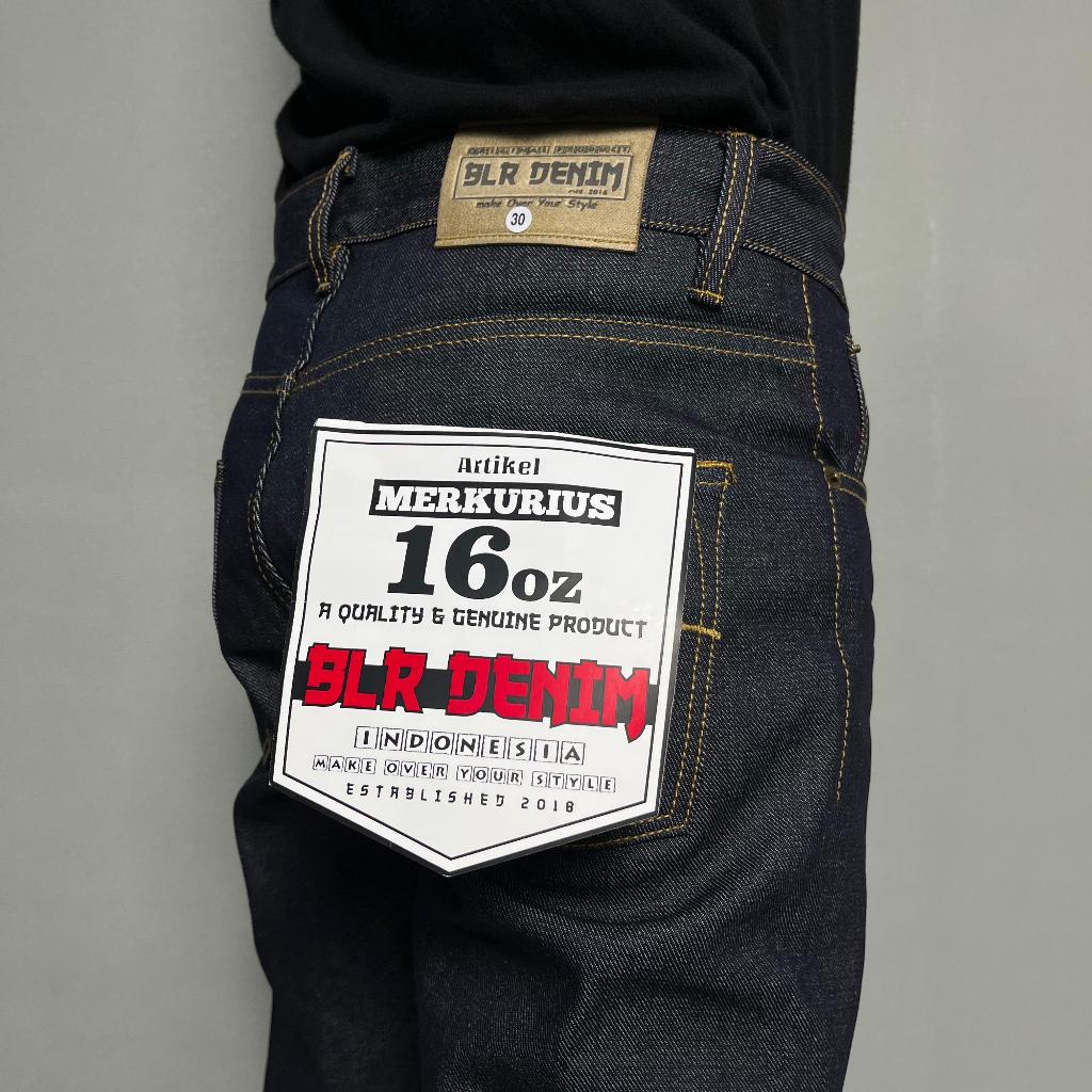 BLR SELVEDGE RAW DENIM - ORIGINAL MEN'S SELVEDGE DENIM PANTS - ACCENT ...