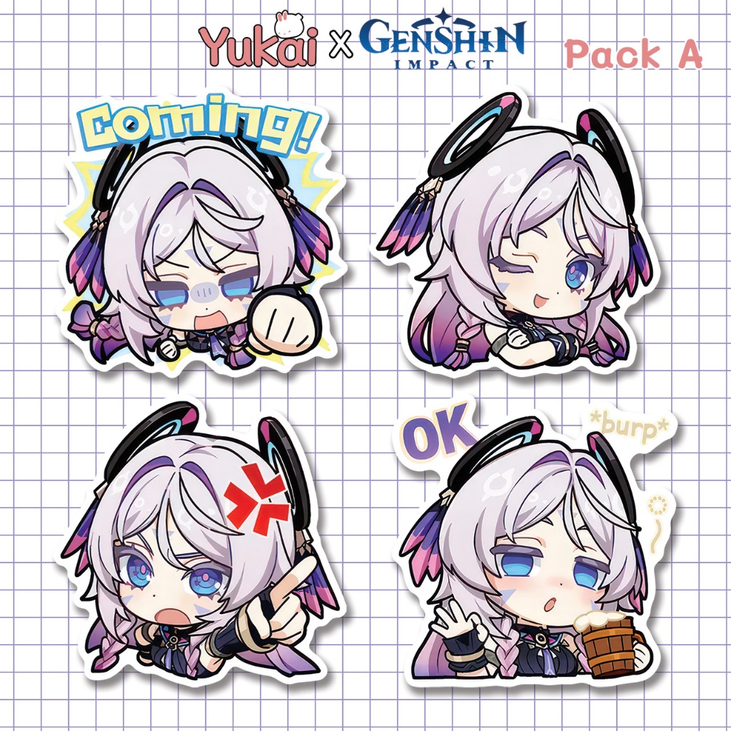 Citlali Genshin Impact Premium Pack Stickers, Waterproof Anime Stickers ...