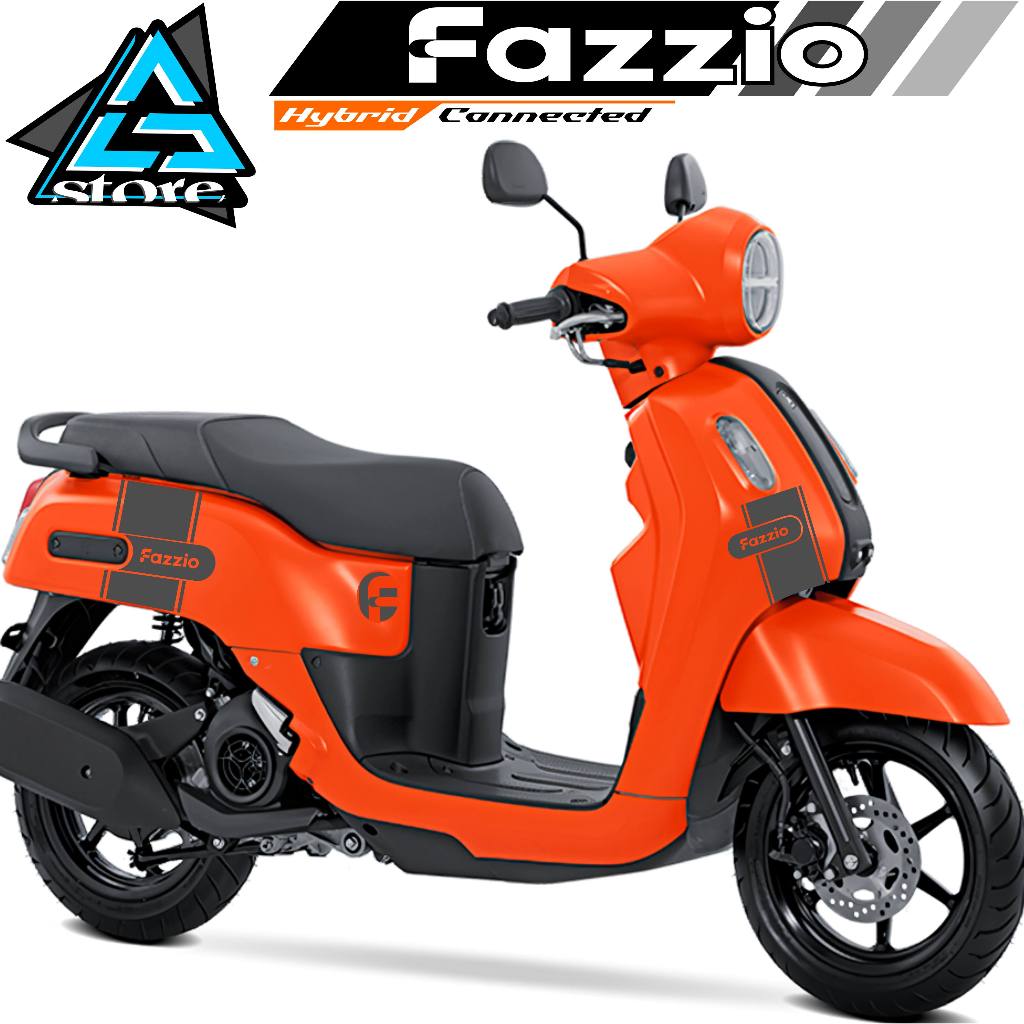 Cutting STICKER/DRIPPING FAZZIO/F.602/MOTORCYCLE STICKER/MOTORCYCLE ...