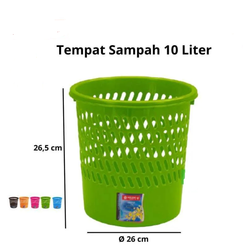 LION STAR 10 LITER THICK PLASTIC BASKET TRASH BIN | Shopee Philippines