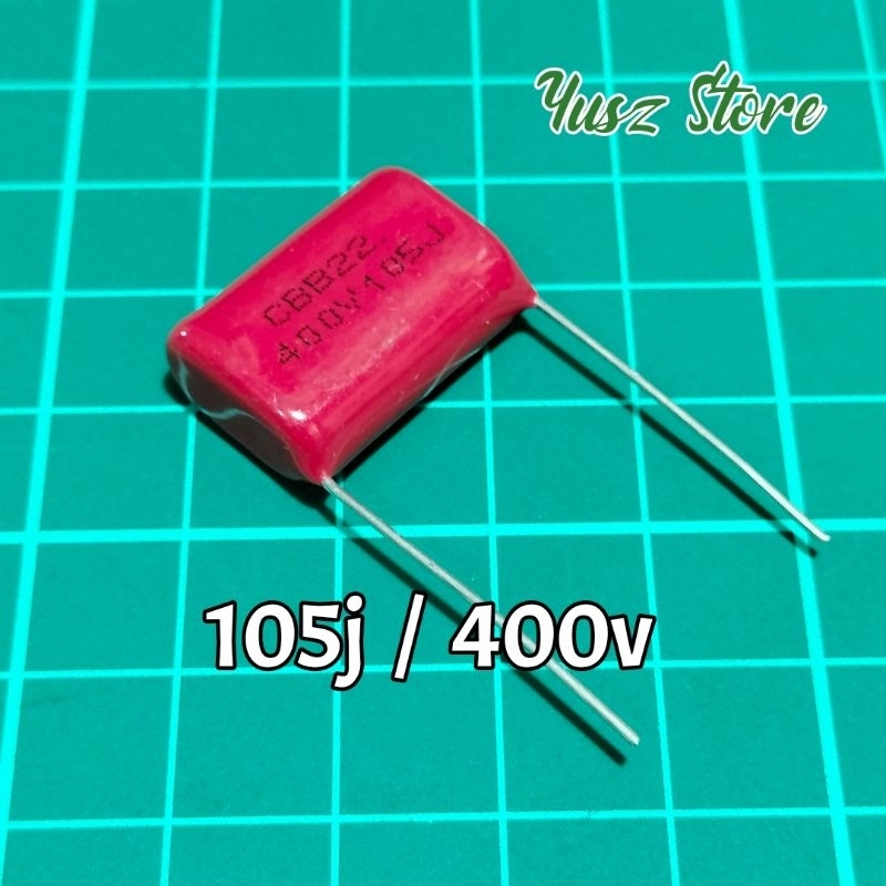 Capacitor 105j 400v Milar 1uf 400 VOLT 105 400volt | Shopee Philippines